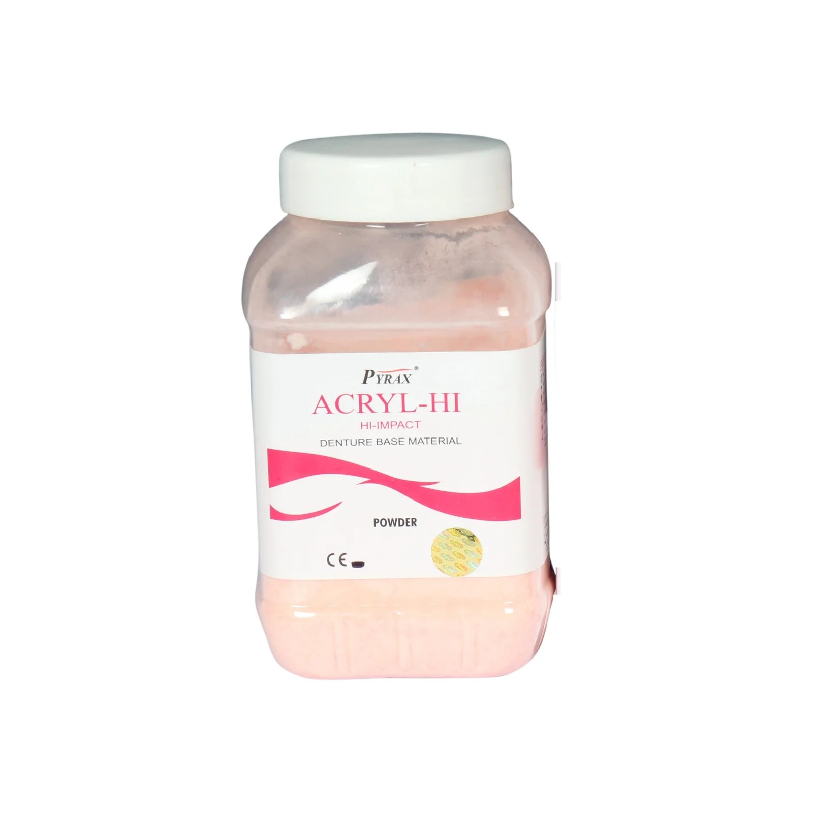 PYRAX Acryl HI Denture Base Resin - (Veined Pink )Powder (3kg)